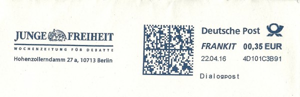 2016 wurde aus Infopost die Dialogpost | philatelie-digital.de